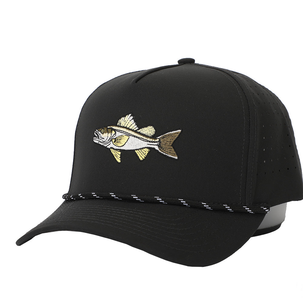 Bar Jacks Black Snook Performance Snapback Hat